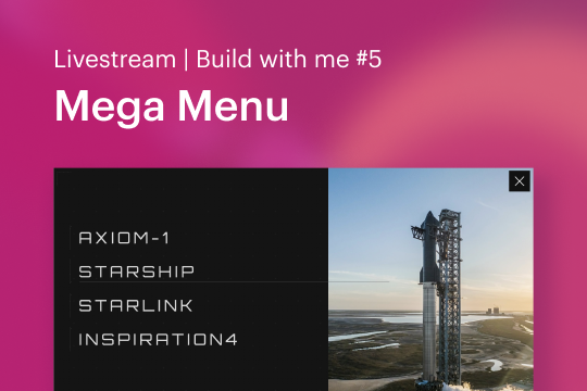 Build with me #5 - Full screen menu - Webflow